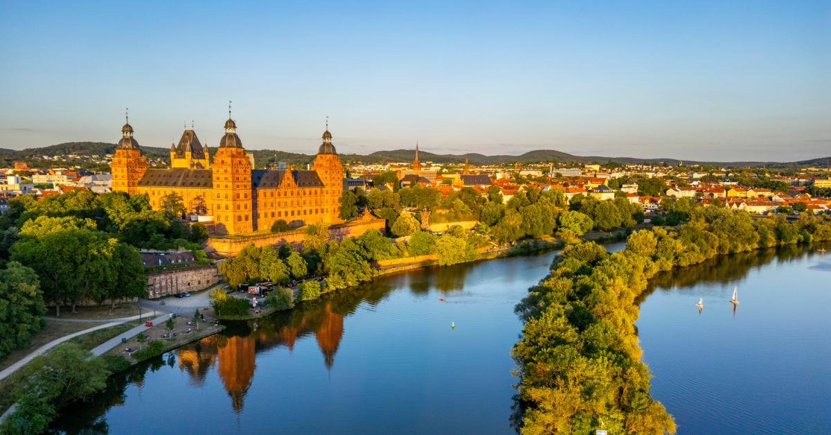 Aschaffenburg in Bavaria: Worth seeing and Mediterranean on the river Main